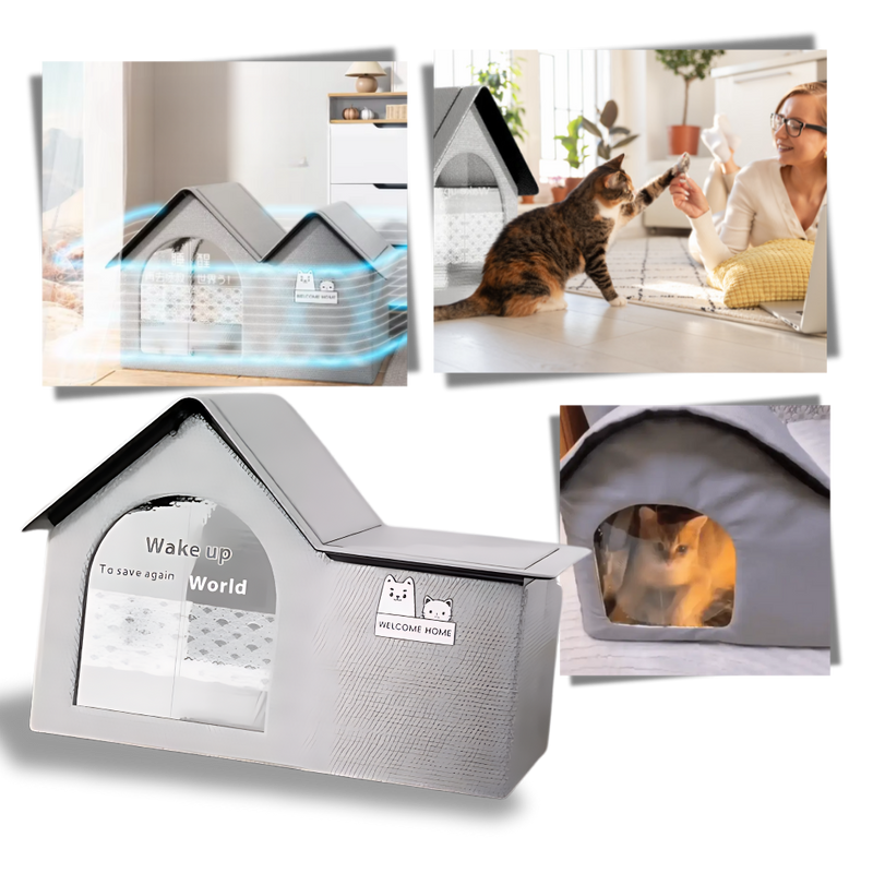 Air conditioned cat house | Cool cat houses | Cat cooling house